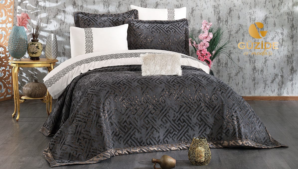 Diamond Bridal Bedding Set - 8 Piece | ATMACHA HOME & LIVING — Atmacha ...